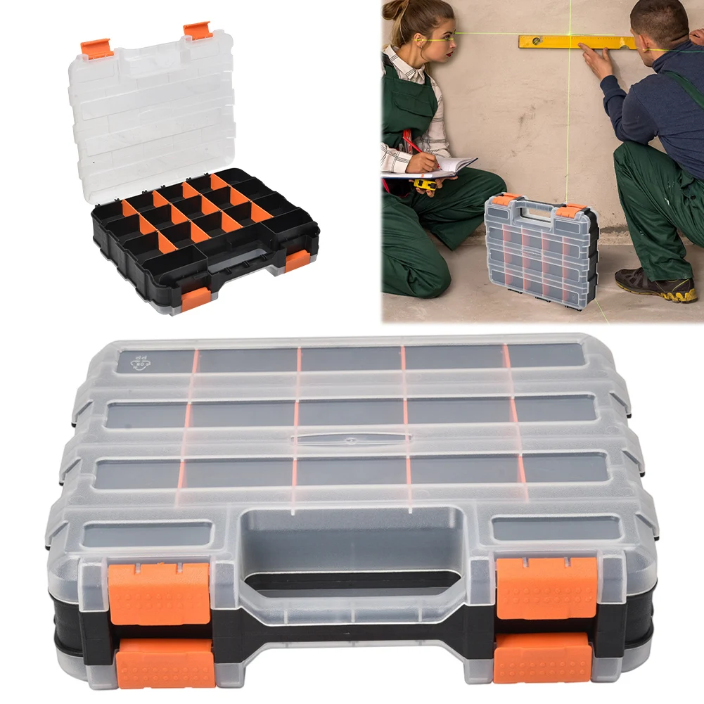 Double-Side-Tools-Box-Organizer-Hardware-Storage-Box-Plastic-Double ...