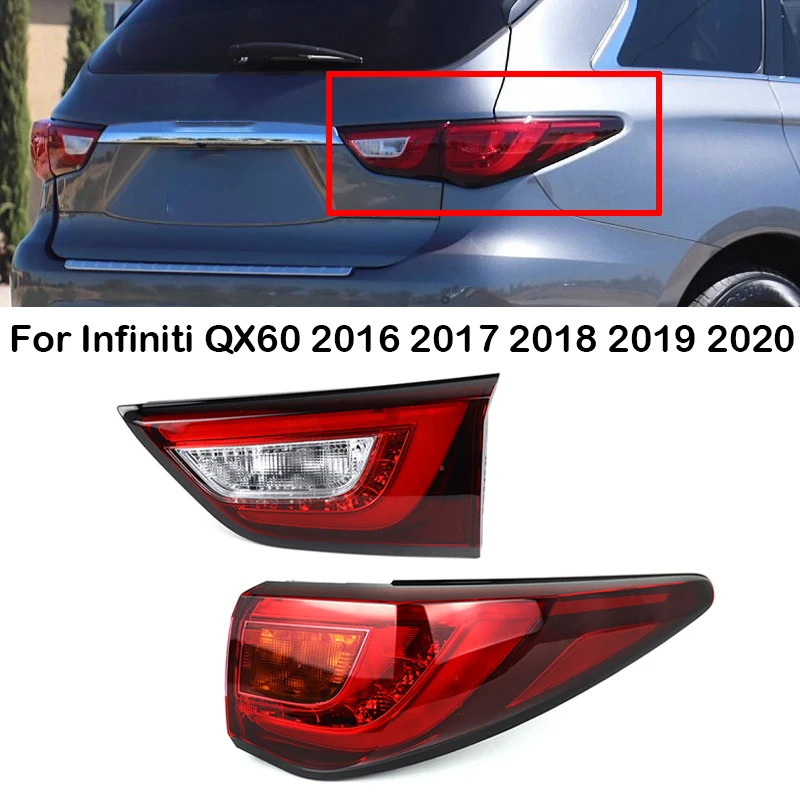 For-Infiniti-QX60-2016-2017-2018-2019-2020-Car-Rear-Tail-Light-Assembly ...