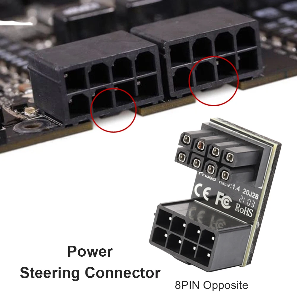 1-2PCS Graphics Video Card GPU Power Adapter Elbow Head GPU Power ...