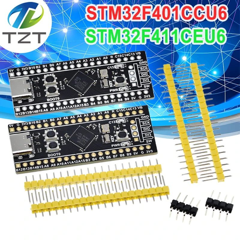 TZT-STM32F401-STM32F411-Development-Board-V3-0-STM32F401CCU6 ...