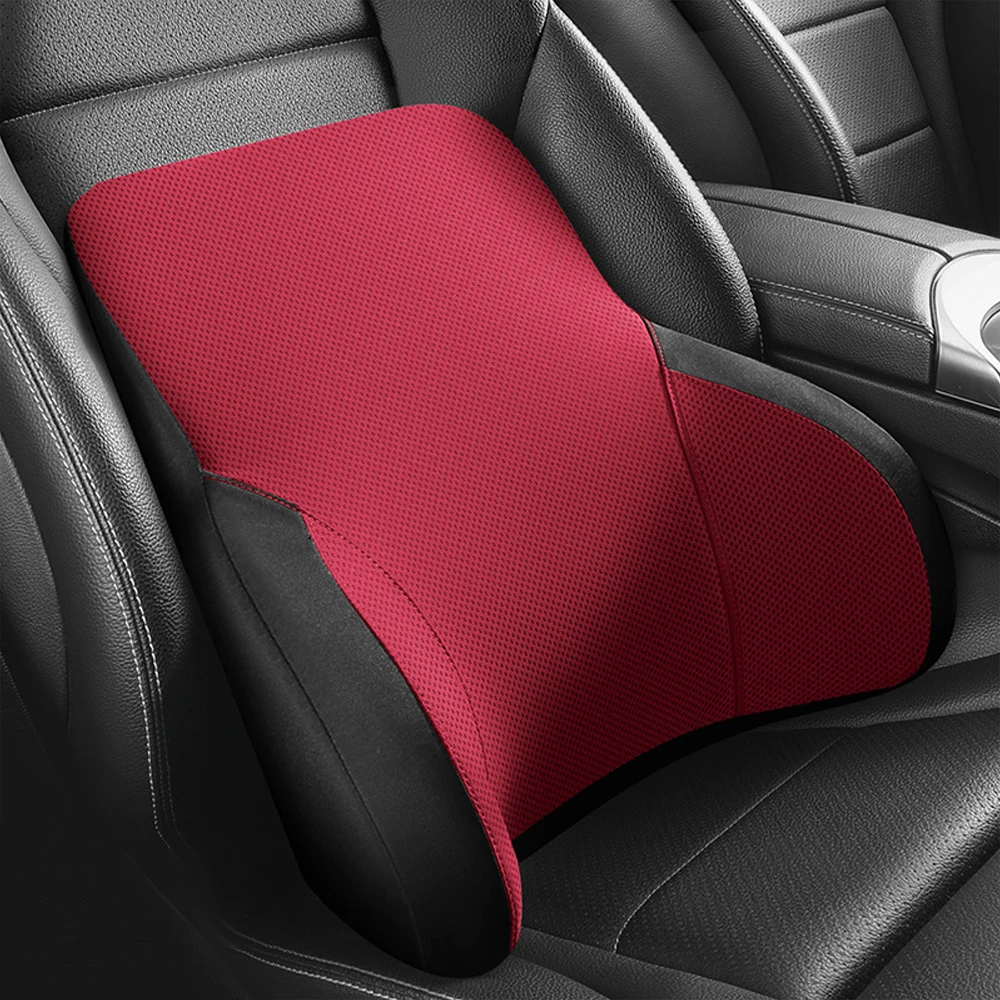 Car-Pillow-Headrest-Neck-Pillow-Memory-Foam-Cervical-Lumbar-Support-Car ...