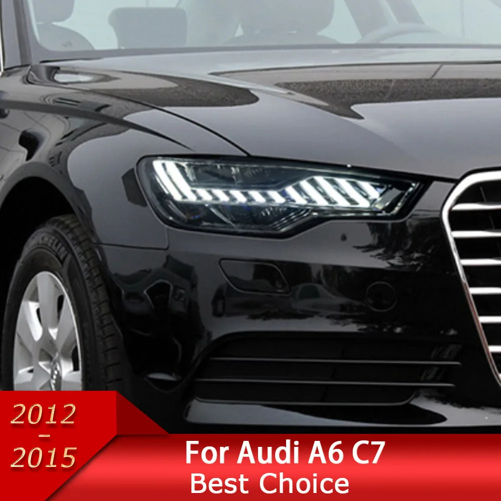 Car-Lights-for-Audi-A6-C7-2012-2015-LED-Auto-Headlights-Assembly ...
