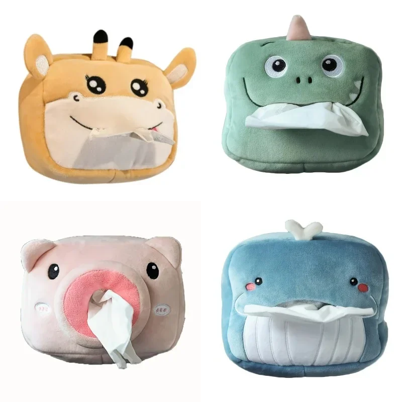 Cute-Cartoon-Plush-Tissue-Box-Holder-Add-a-Fun-Touch-to-Your-Car ...