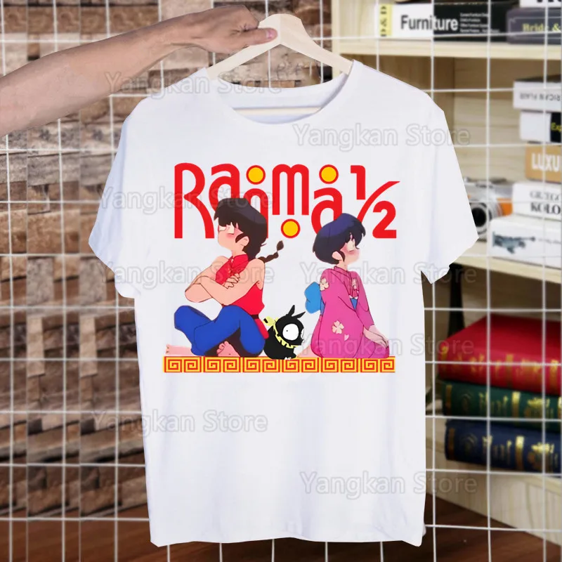 Ranma 12 T-shirts Summer Men/Women Hip Hop Funny Print Ranma 1⁄2 Tshirt ...