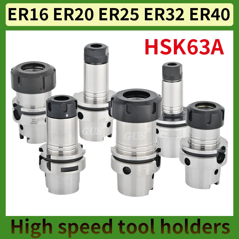 HSK63A-tool-holder-ER16-ER20-ER25-ER32-ER40-Five-axis-machine-tools ...