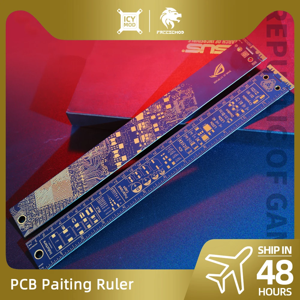 Nvidia/rog Belief Ruler Tube Measuretool 30cm Rule Gilded Paiting ...