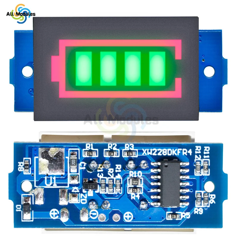 1S-2S-3S-4S-6S-7S-Lithium-Battery-Capacity-Indicator-Module-Green ...