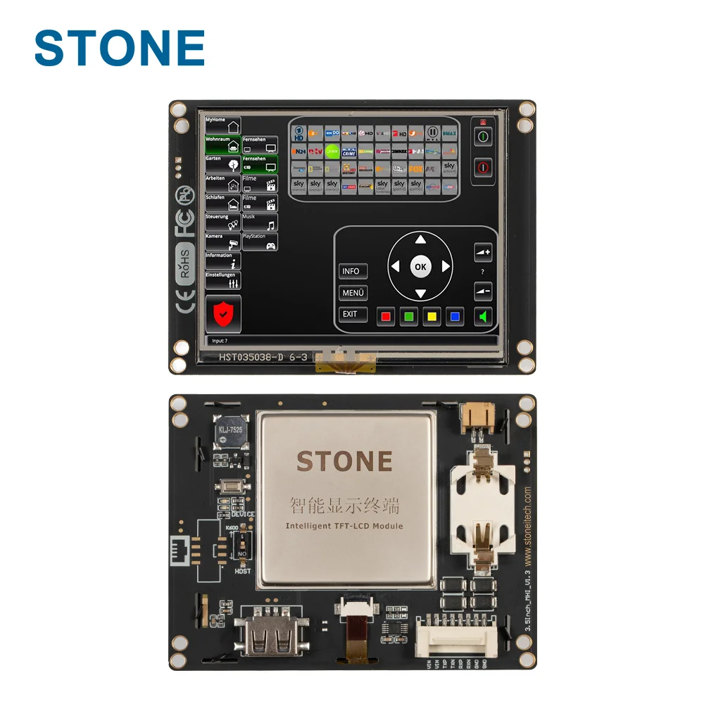 STONE HMI Display RS232/RS485/TTL, controlador táctil Industrial ...