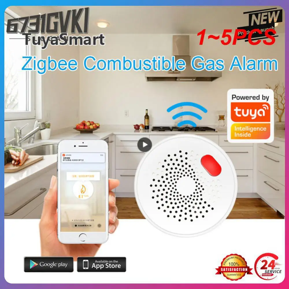 1-5PCS-tuya-zigbee-Natural-Gas-Sensor-Combustible-Household-Smart-LPG ...