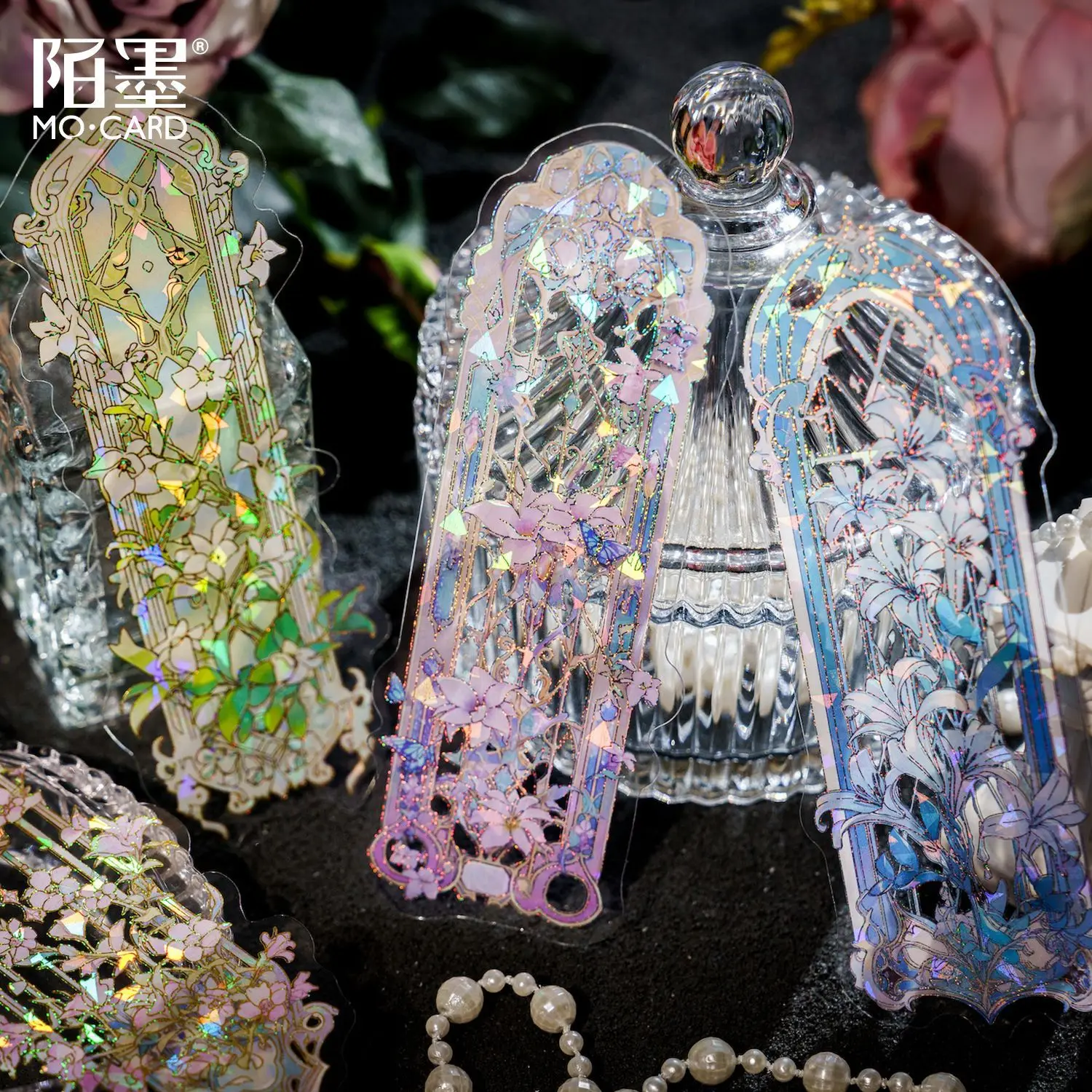 10-pcs-laser-non-tack-PET-Material-paper-Decorative-Diary-Album ...