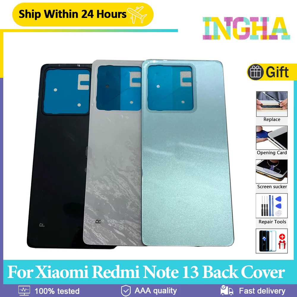 AAA-quality-Back-Cover-For-Xiaomi-Redmi-Note-13-Back-Battery-Cover-Rear ...
