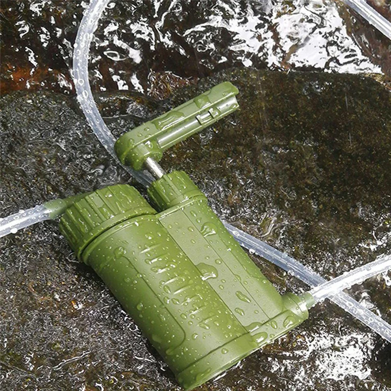 Outdoor Water Purifier Portable Camping Hiking Emergency Survival Water ...