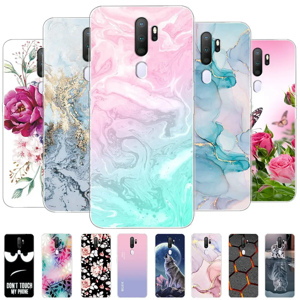 For OPPO A5 2020 Case OPPO A9 2020 Fundas Back Cover Soft Silicone ...