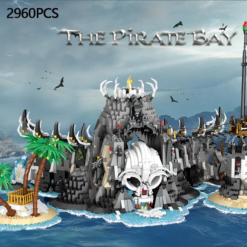 2960PCS-Pirate-s-Bay-Building-Blocks-Pirate-Treasure-Island-Skull-Bay ...