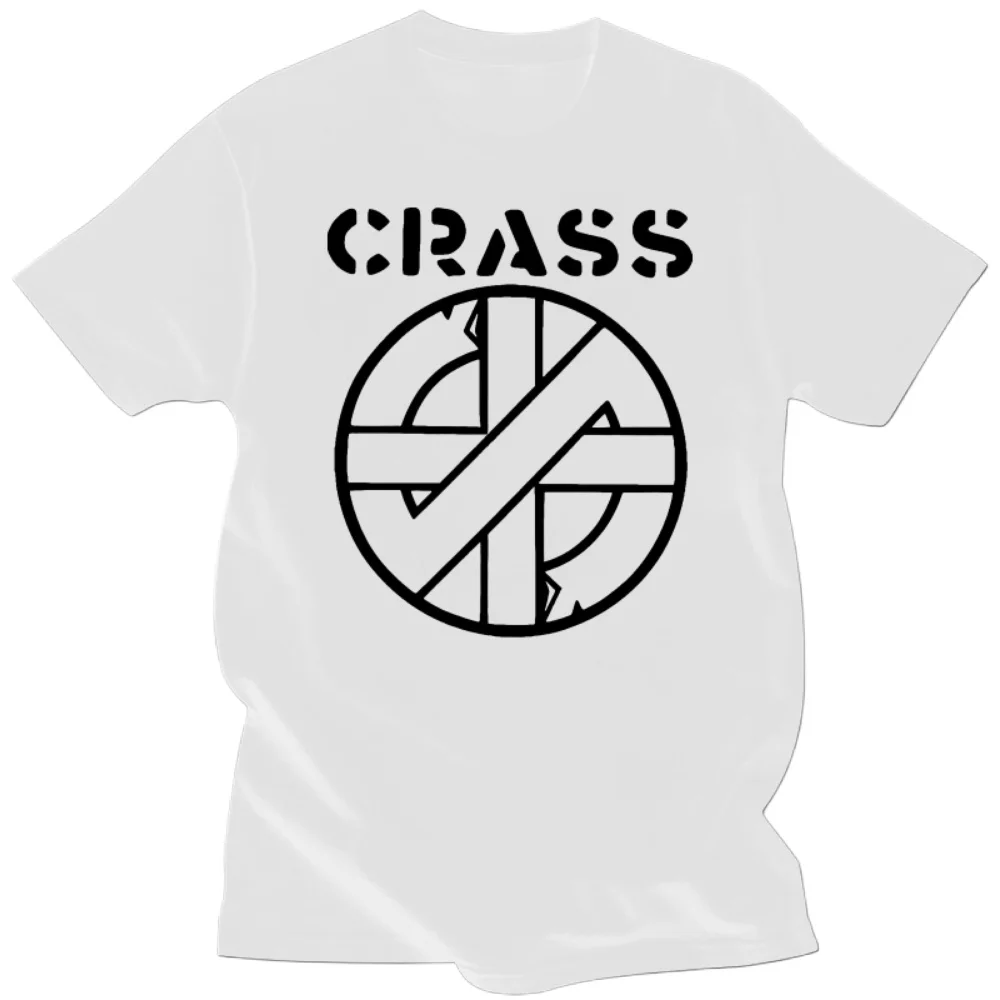 summer-tops-men-clothing-Crass-Anarcho-Punk-Band-Logo-Man-Woman-T-Shirt ...