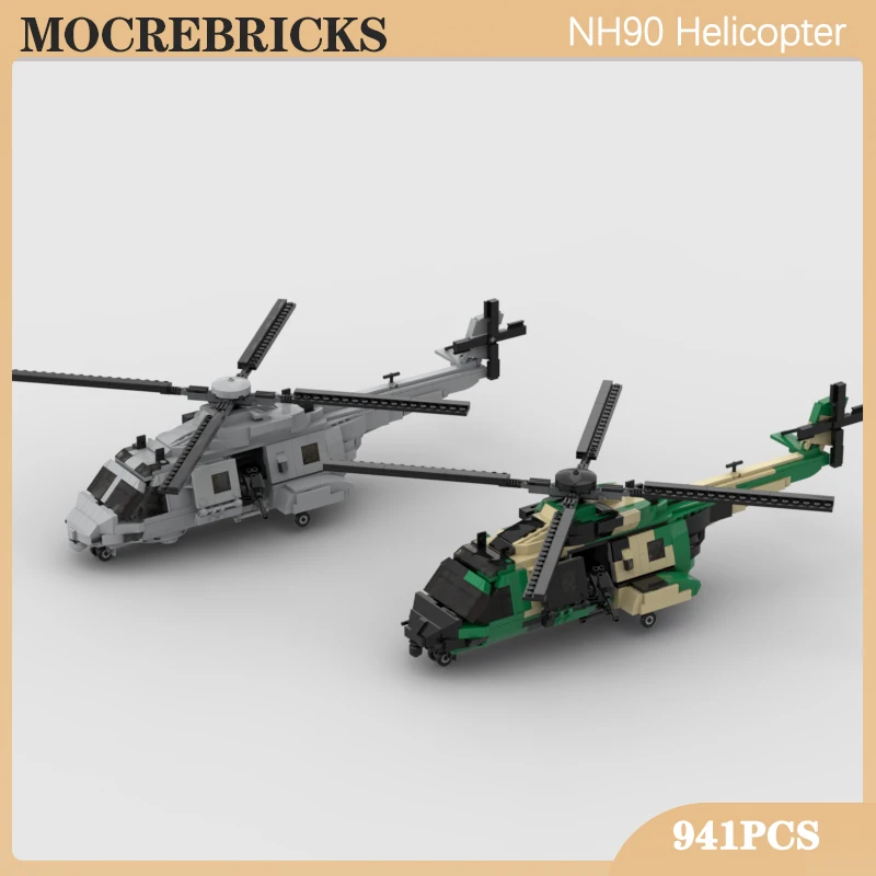 WW-II-Arms-Military-Series-Brick-NH90-Anti-Submarine-Helicopter-MOC ...