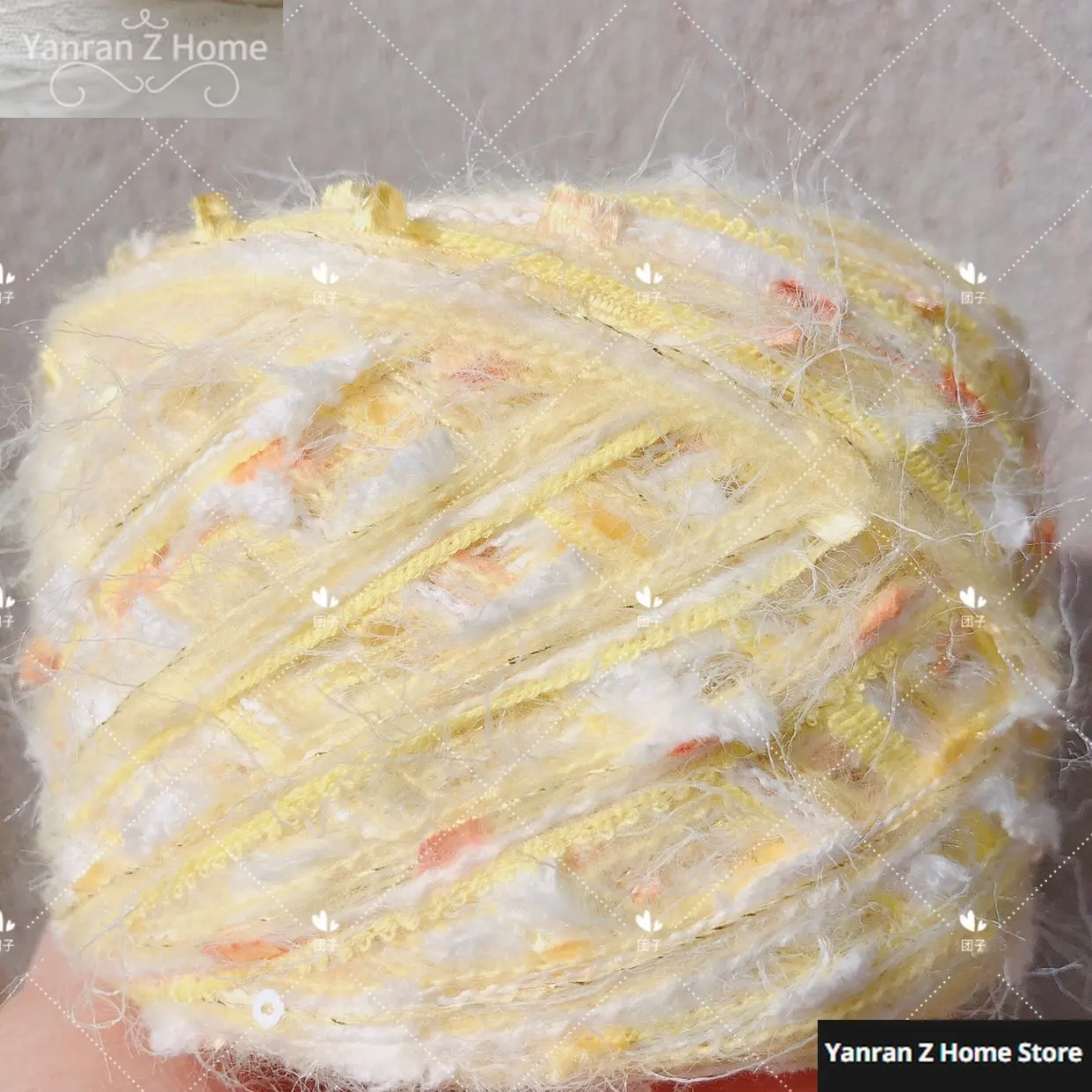 30g Yarn Crochet Hand Account Tassel Hand Mixed Thread Knitting Cotton ...