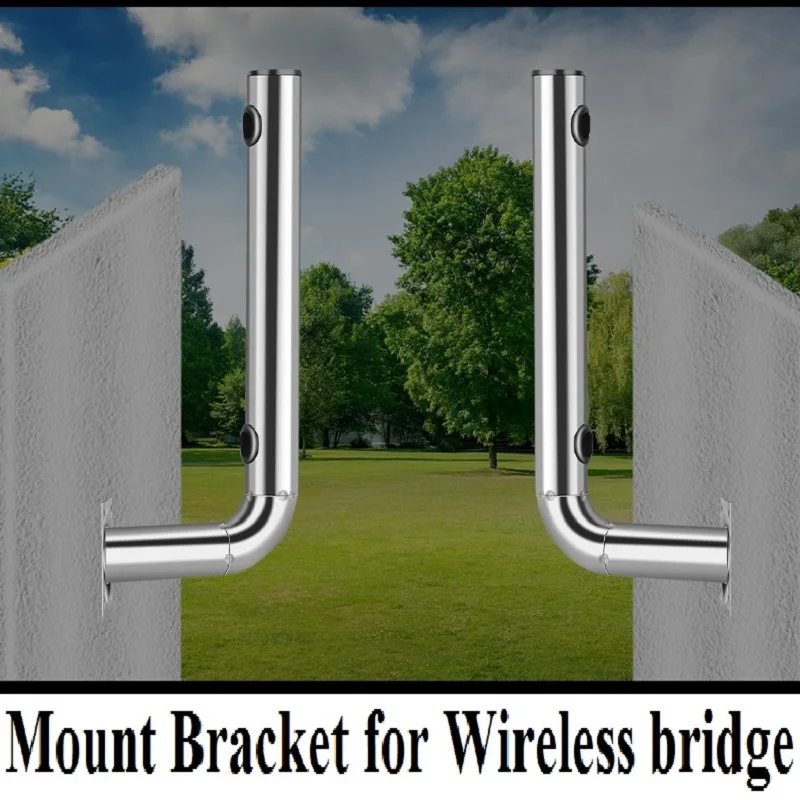 Stainless-Steel-Wall-Fence-Mount-Bracket-for-Wireless-bridge-Outdoor ...