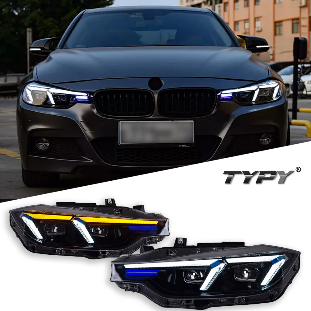 Car For BMW 3 Series F30 F35 Headlight 2013-2019 Upgrade Modified to ...