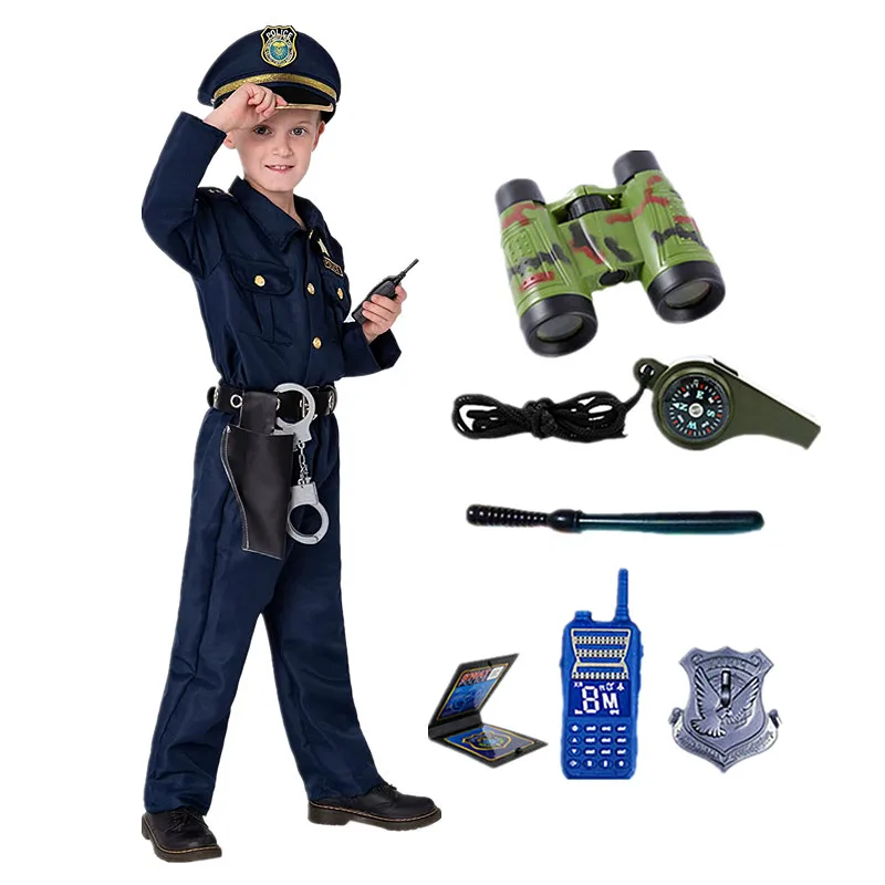 Police-Costume-for-Kids-Police-Dress-Up-America-Officer-Costume-for ...