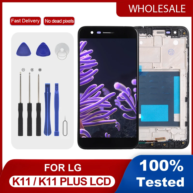 Display-LCD-para-lg-k11-plus-tela-sens-vel-ao-toque-k11-x4-lmx410 ...