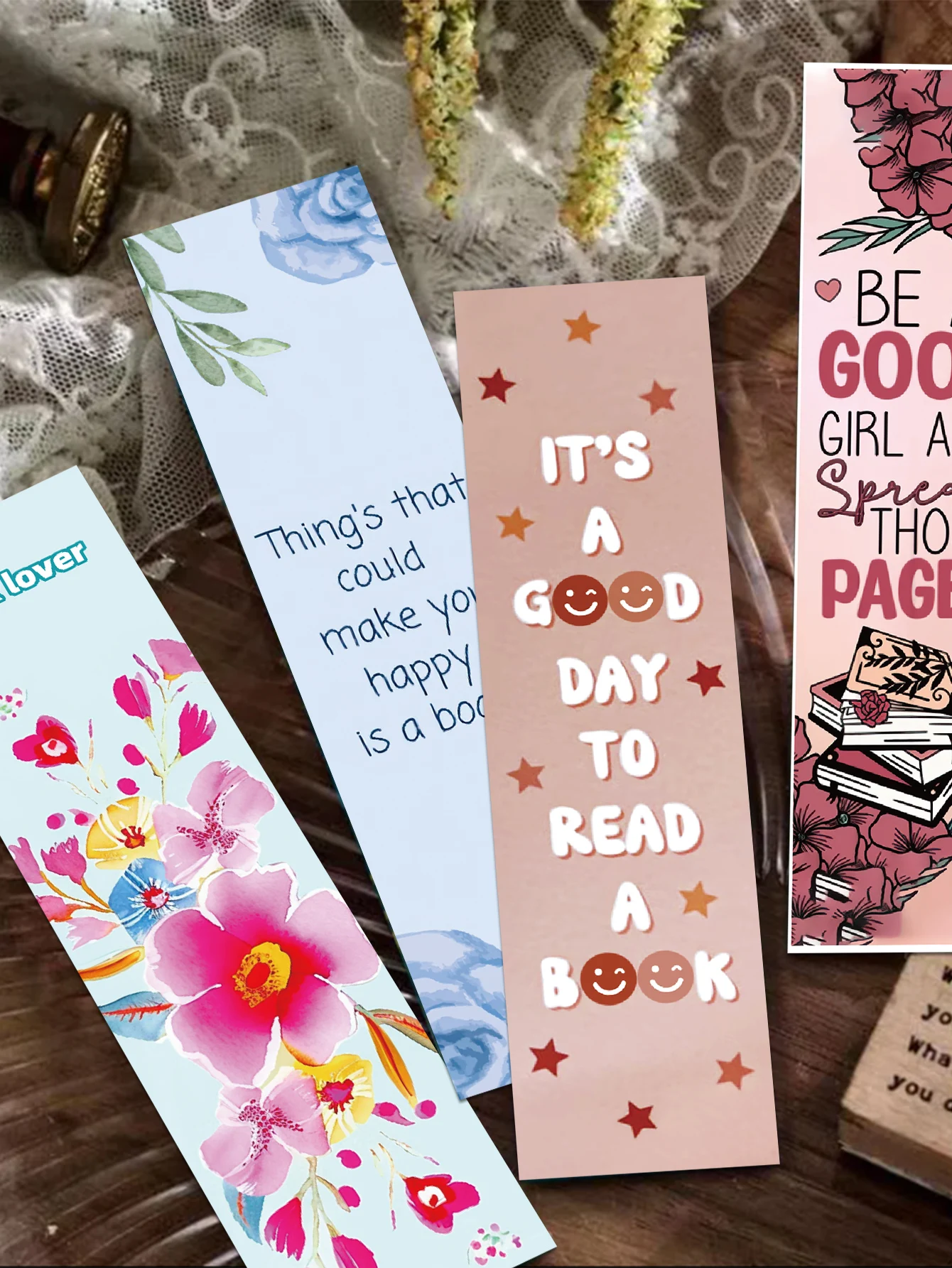 30PCS-Reading-bookmarks-Simple-literary-pages-Book-annotated-notebook ...