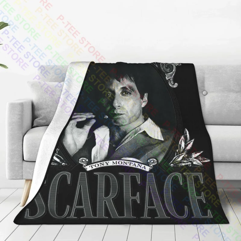 Scarface tony montana dólar rosto mundo é meu cobertor outono raschel ...