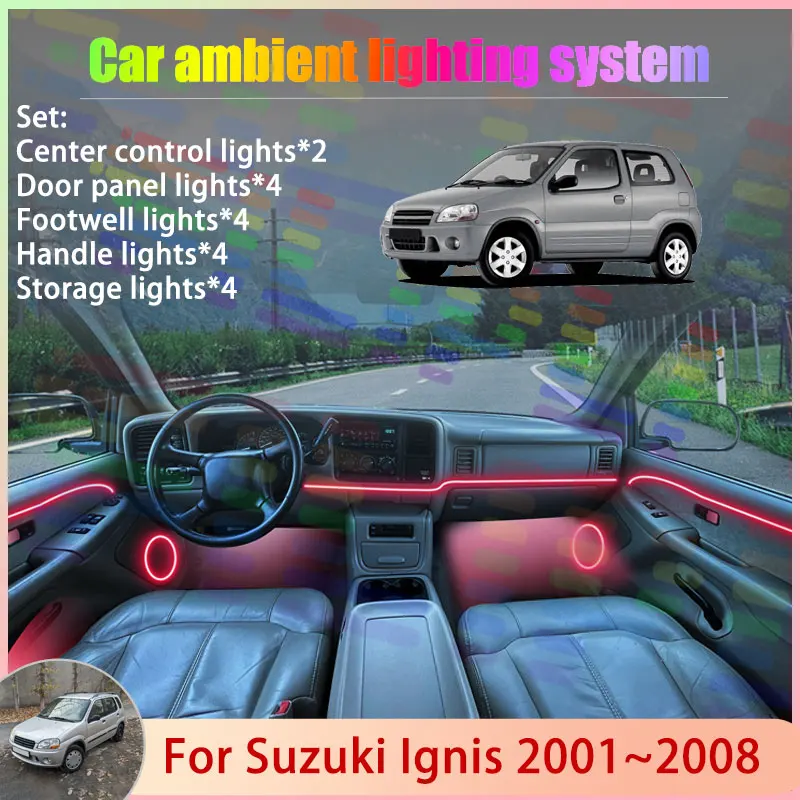 For Suzuki Ignis FM MH 2001~2008 FH Swift MK1 1th 2/18 in 1 Car ...