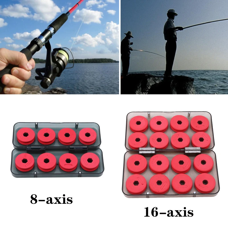 8-16-pcs-Fishing-Tools-Fishing-Line-Foam-Board-Winding-Coil-Shaft ...
