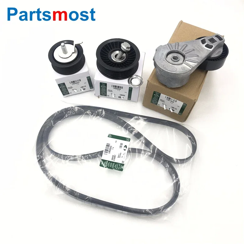 3-0-V6-5-0-V8-Drive-Belt-Idler-pulley-Tensioner-for-Discovery-4-Range ...