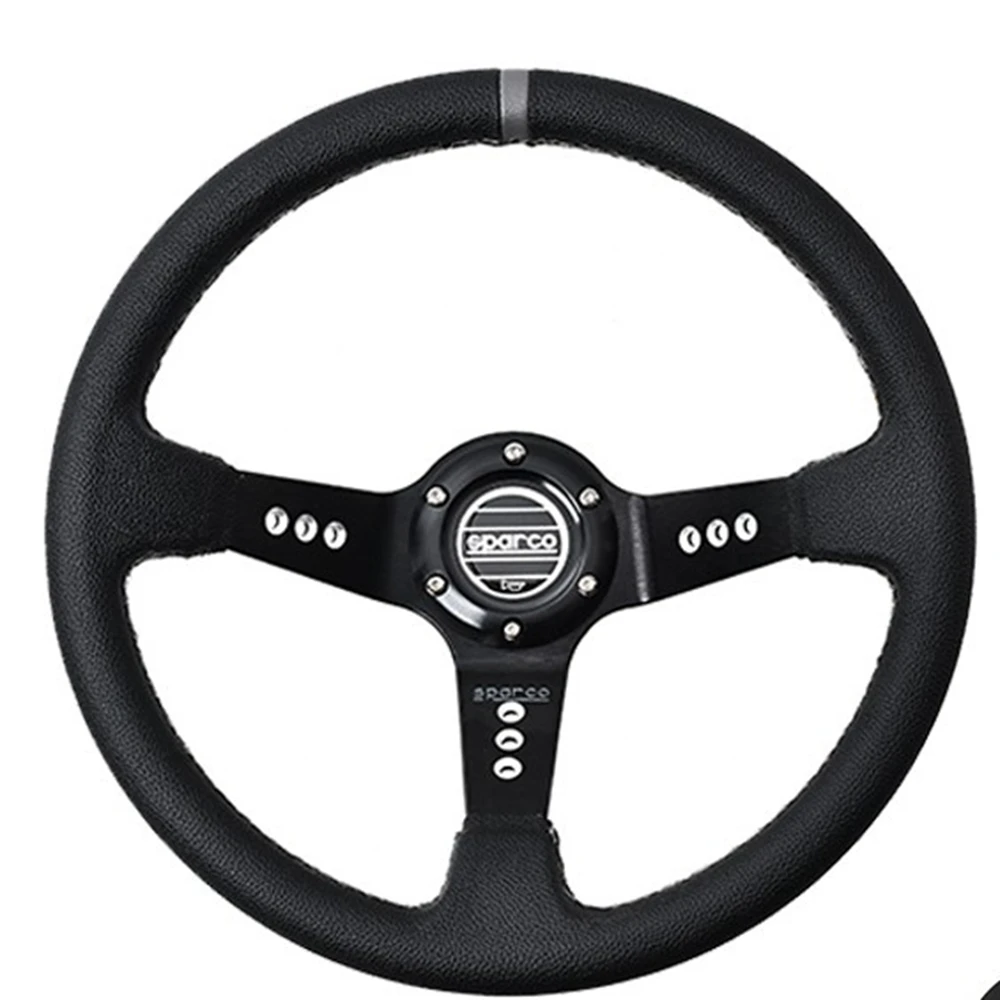 Universal-Drift-Racing-Car-Volante-Couro-de-PVC-JDM-Volantes-Volante ...