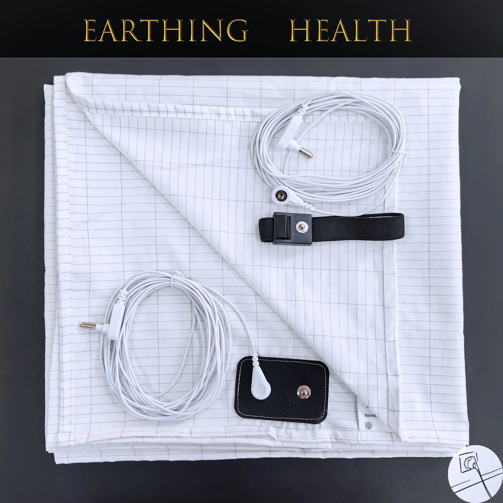 Earthing Bed Sheet with Conductive Silver Fiber Grounded Antistatic ...