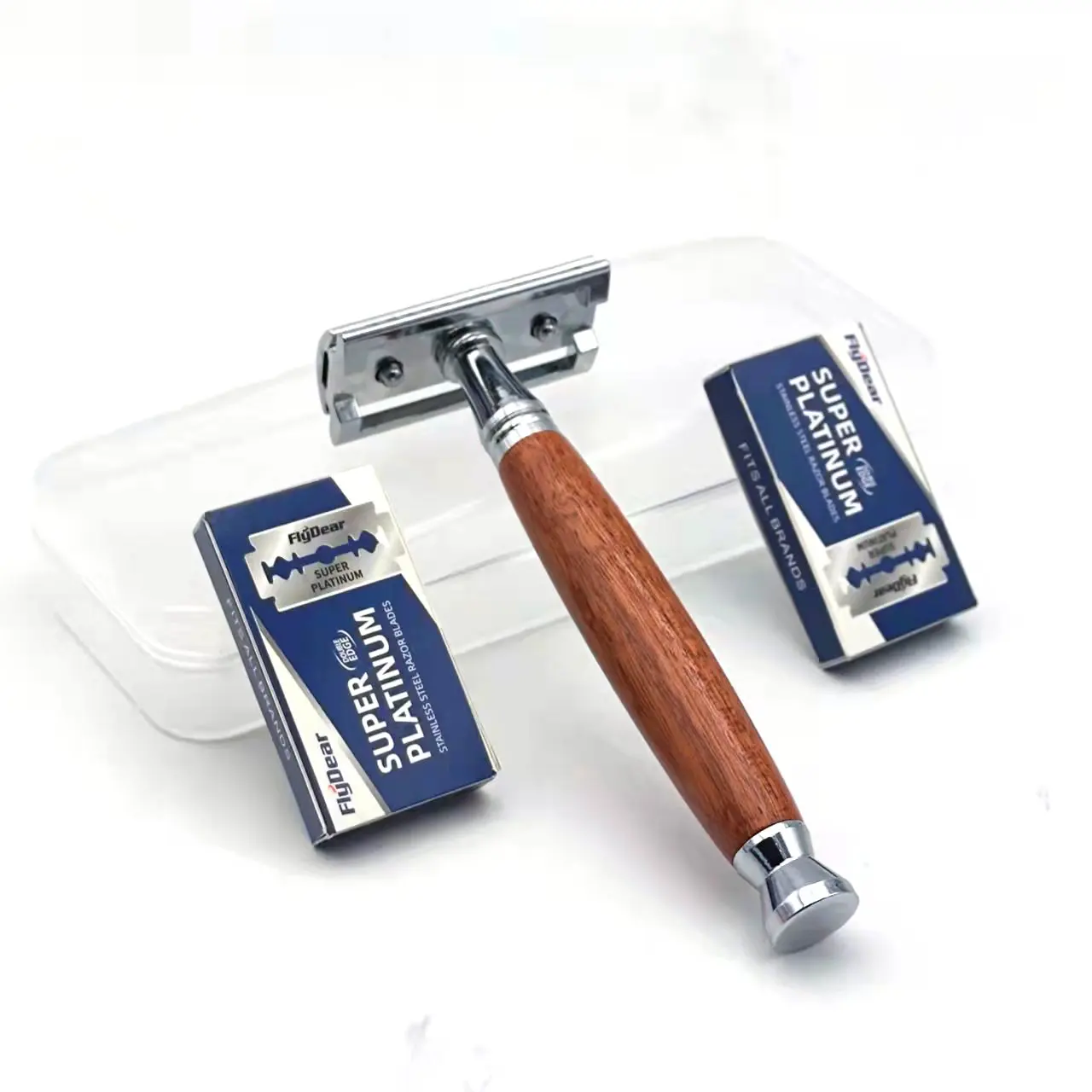 Mans Razor Wooden Razor Zinc Alloy Manual Shaving Safety Razorhandle ...