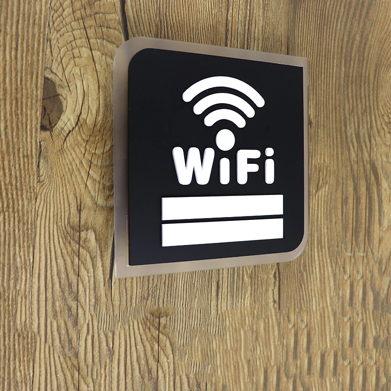 WIFI-Signage-Acrylic-3D-WiFi-Account-Password-Warm-Reminder-Sign ...