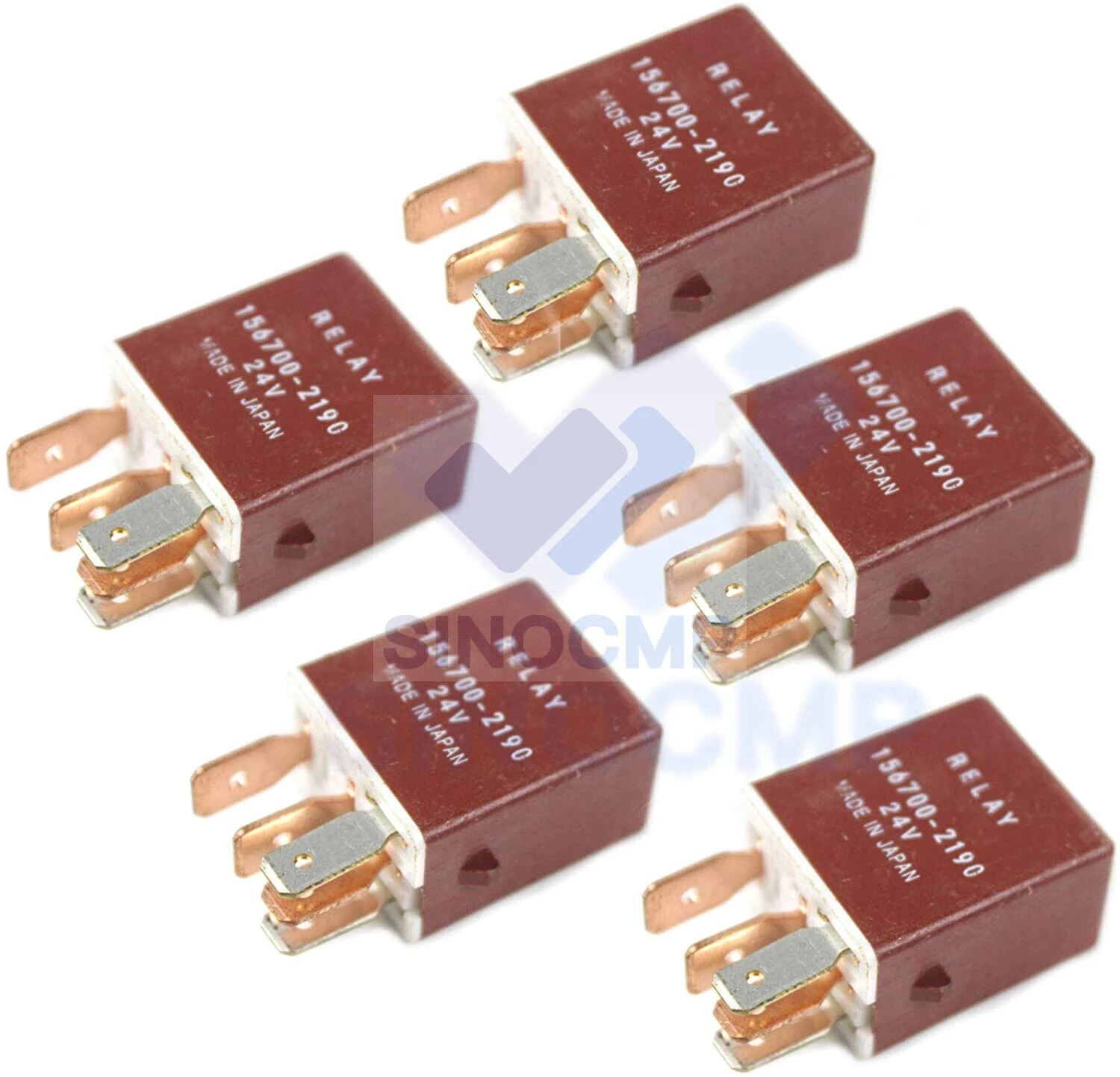 5PCS 156700 2190 4436534 Relay 24V For Hitachi EX200 2 EX200 3 EX200 5 ...