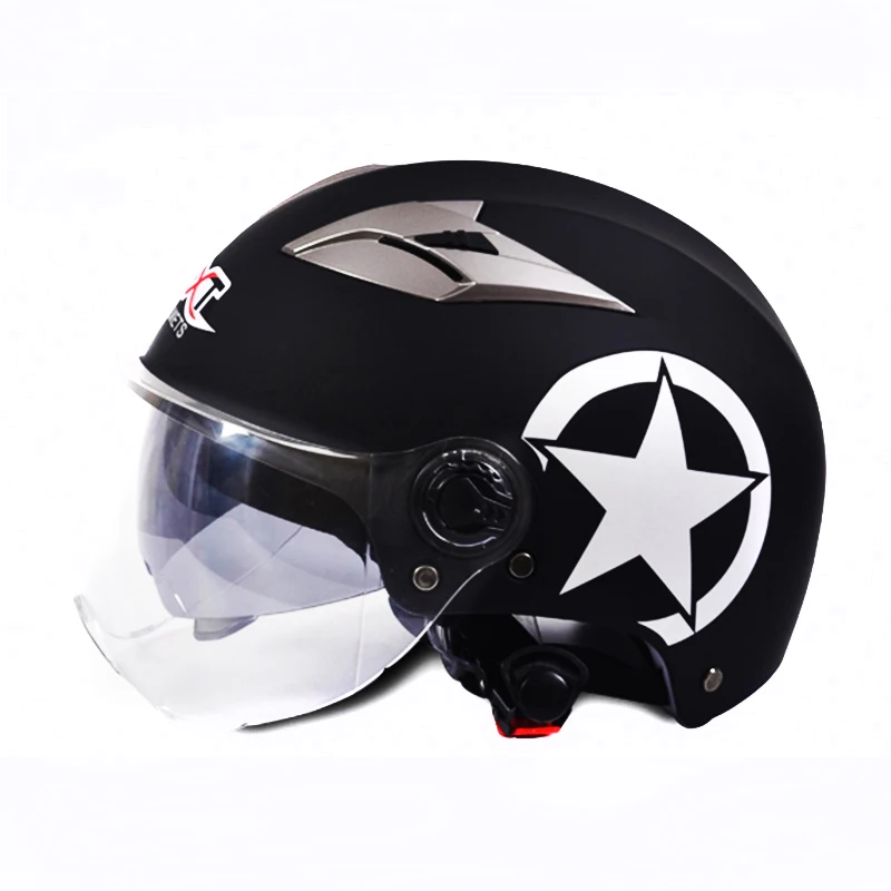 Motorcycle-Open-Face-Capacete-Moto-Helmet-ABS-Motorbike-Vintage-Helmets ...