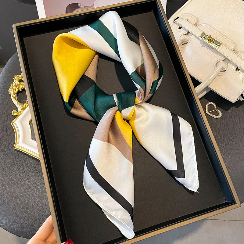 Beach Sunscreen Kerchief Luxury Design Square Scarves Women Popular ...