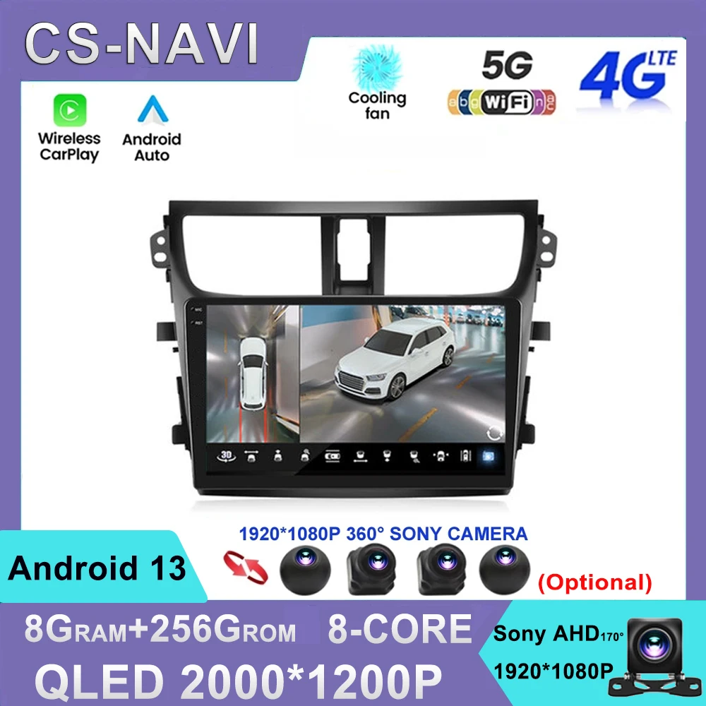For-SUZUKI-CELERIO-CULTUS-2015-2018-Android-13-Car-Radio-Stereo ...