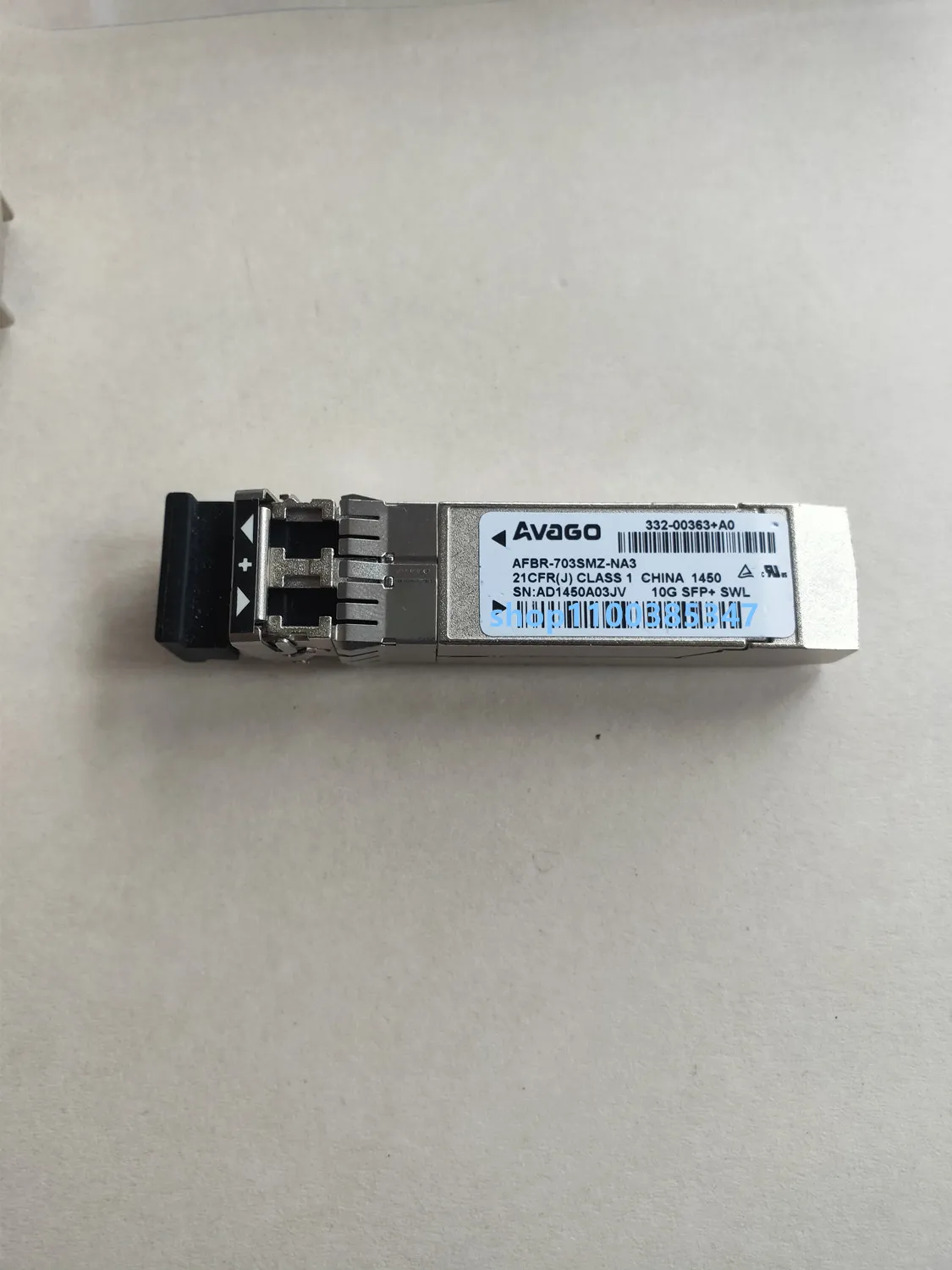 Avago Afbr-703smz-na3/10g Sfp+swl/332-00363+a0/x6599a-r6/10g Multimode ...