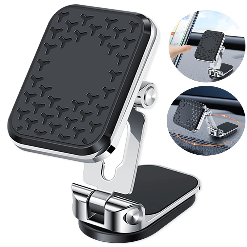 720-Rotating-Magnetic-Foldable-Car-Phone-Holder-Smartphone-GPS-Stand ...