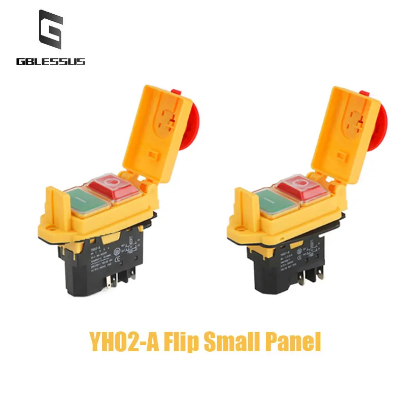 Electrician Switch YH02-A Flip Small Panel AC220V Electromagnetic Start ...