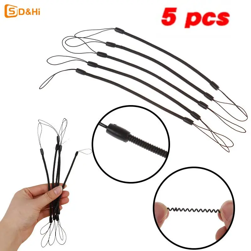 5pcs-Stylus-Spring-Secure-Cord-Mobile-Phone-Lanyard-Plastic-Spring ...