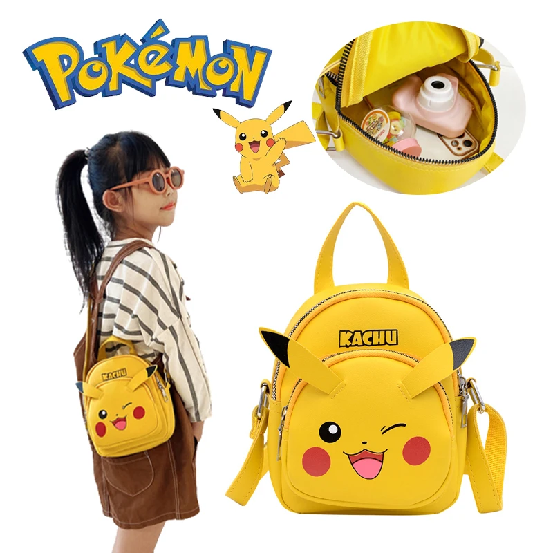 Anime Pokemon Backpack Pikachu | Bag Boys Shoulder Pikachu - Pokemon ...