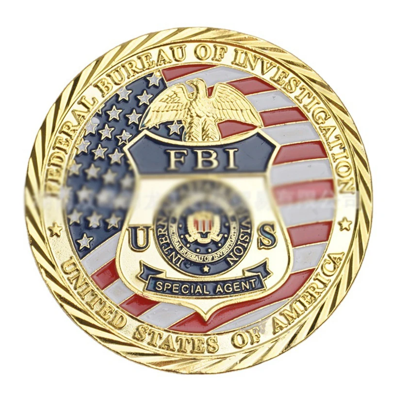 United-States-Federal-Bureau-of-Investigation-Souvenir-Gold-Plated ...