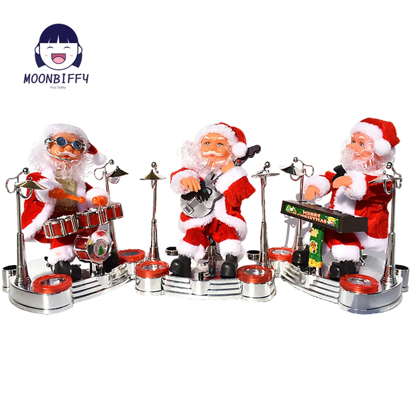 Electric-Santa-Claus-Playing-Piano-Musical-Dancing-Santa-Claus-Doll ...