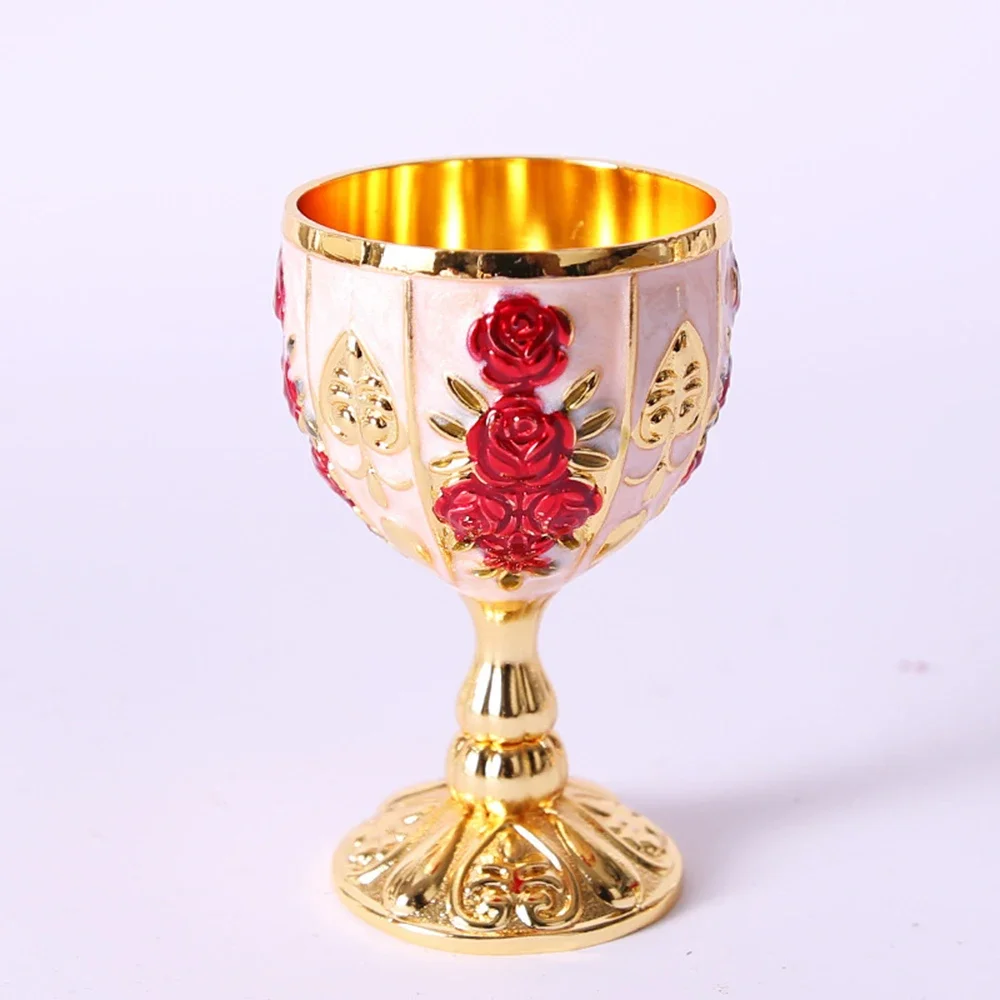 Glassware-Drinkware-30ML-Retro-Creative-Small-Beverage-Wine-Cup-Gold ...