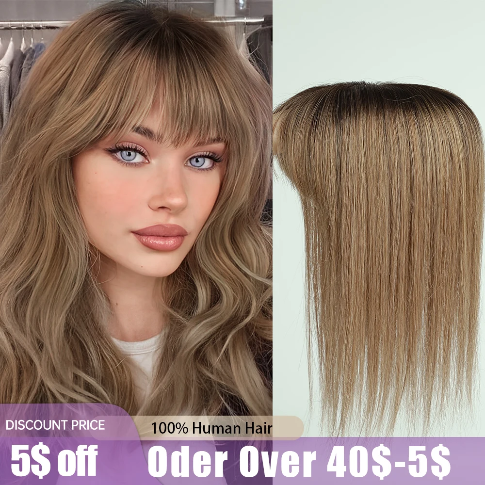 100-cabello-humano-Remy-para-mujer-cabello-humano-ombr-marr-n-Natural ...