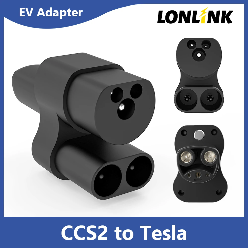 LONLINK-CCS2-to-Tesla-Adapter-Convertor-400Amper-1000V-250KW-for-Model ...
