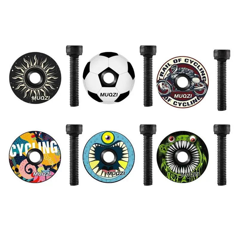 NEW-Bike-Stem-Cap-Stem-Top-Cap-Aluminum-Bicycle-Headset-Top-Cap ...