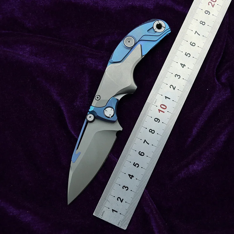 Lemifshe M390 Steel Folding Knife | M390 Titanium Folding Knife - 100% ...